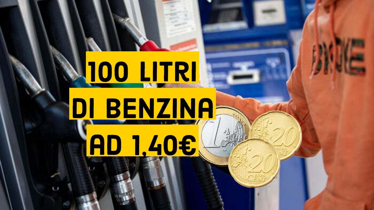 100 litri di benzina €1,40, tutti di corsa a fare il pieno: mai visto ...